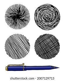 Freeform Strokes Doodle Blank Frames Set Stock Illustration 2007129713 ...