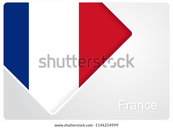 French Flag Design Background Layout Raster Stock Illustration ...