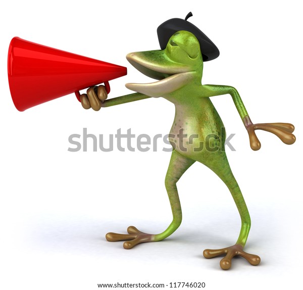 French Frog Stock Illustration 117746020