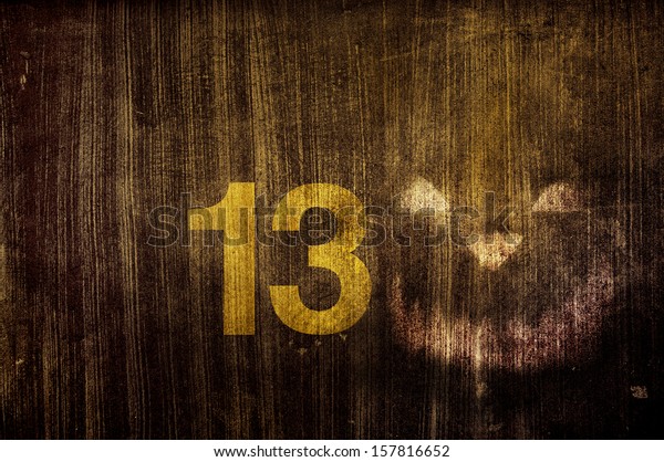 Friday 13th Horror Background Stock Illustration 157816652 | Shutterstock