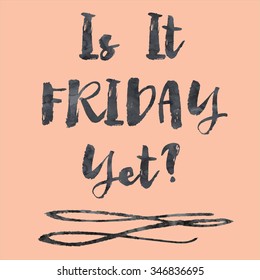 Friday Cute Friday Quote Background Stock Illustration 346836695 ...
