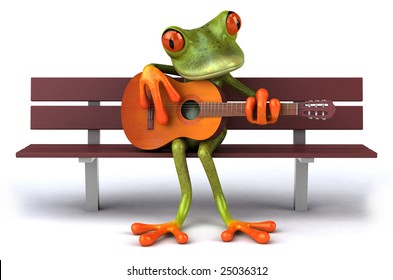 420 Frog with guitar Images, Stock Photos & Vectors | Shutterstock