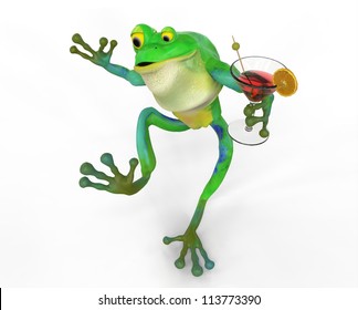 Dancing Tree Frog Equilibrium Stock Vector (Royalty Free) 100597468