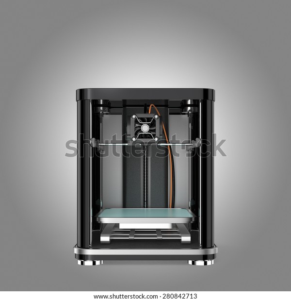 Front View 3d Printer 3d Rendering Stock Illustration 280842713 ...