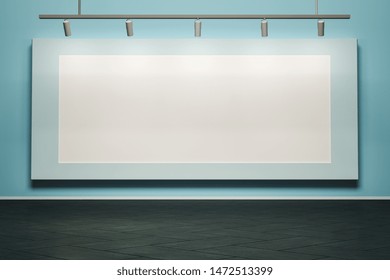 Blank Billboard Panel Indoor Vector Stock Vector (Royalty Free ...