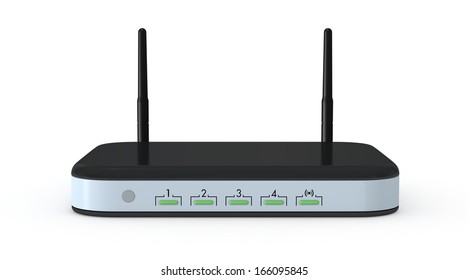 Front View Modem Router 3d Render 스톡 일러스트 166095845 | Shutterstock