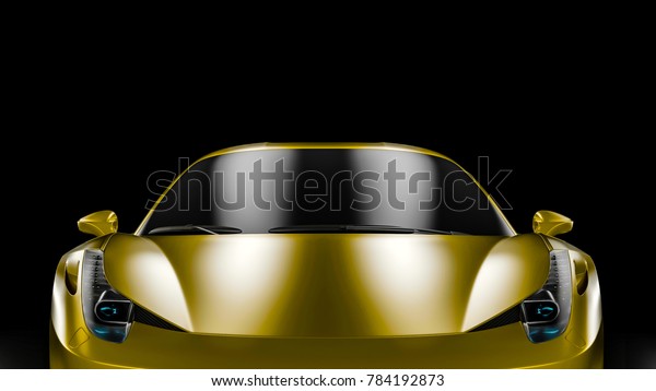 Front View Part Car 3d Illustration Stock Illustration 784192873 ...