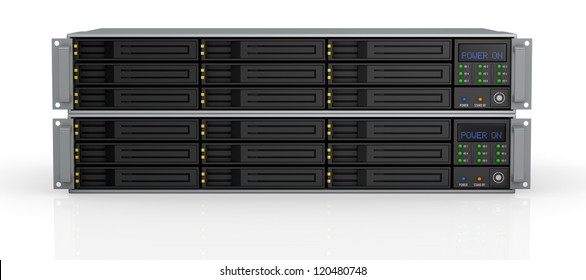 1,542 3d illustration server rack white background Images, Stock Photos ...