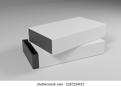 Front View White Box Packaging Mockup Stock Illustration 2187224911 ...