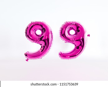 Purple Number 98 Made Inflatable Balloon Stock Illustration 1151406569 ...
