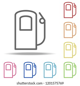 Fueling Icon Elements Navigation Multi Colored Stock Illustration ...
