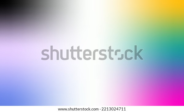 Full Color Rainbow Background Gradient Black Stock Illustration ...