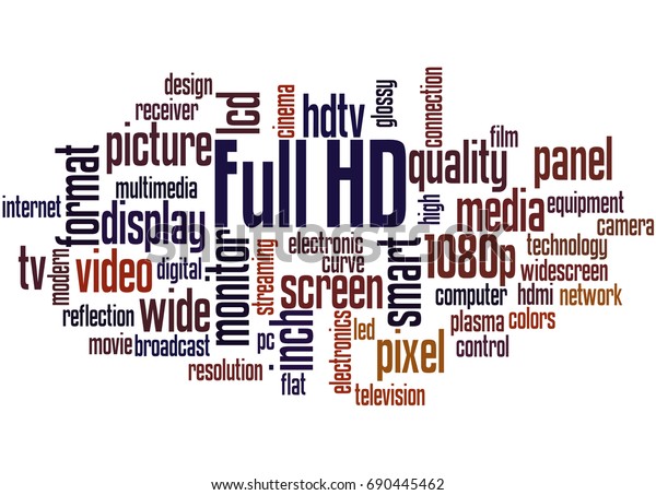 Full Hd Word Cloud Concept On Stock Illustration 690445462 | Shutterstock