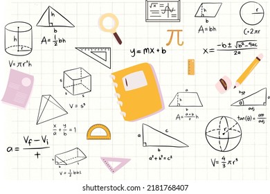 Full Math Formulas Symbol Stock Illustration 2181768407 | Shutterstock