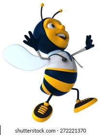 Sad Tired Cartoon Bee Stock Vector (Royalty Free) 1468884500 | Shutterstock