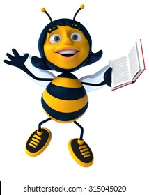 Cute Bee Customer Service Operator Bubble Stock Vector (Royalty Free ...