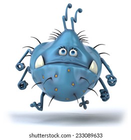 Blue Crab Vector Cartoon Illustration Stock Vector (Royalty Free) 408479881