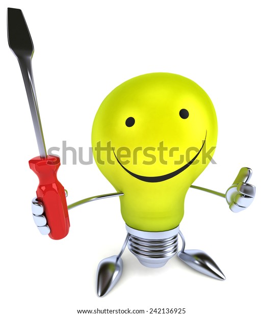 Fun Light Bulb Stock Illustration 242136925 | Shutterstock