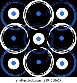 Funky Circles Wall Texture Background Stock Illustration 2194558617 ...