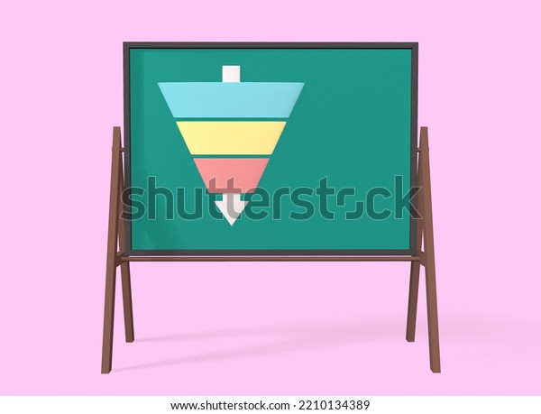 Funnel Diagram Three Step Template On Stock Illustration 2210134389 ... Funnel Diagram Three Step Template On Stock Illustration 2210134389 ...