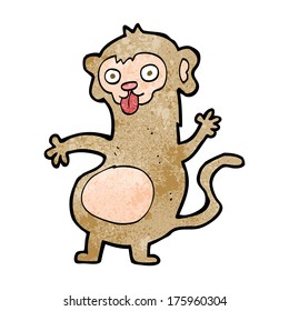 Funny Cartoon Monkey Stock Vector (Royalty Free) 174639437 | Shutterstock