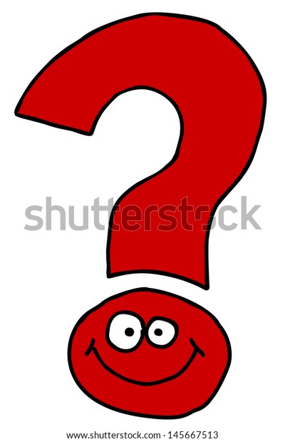 Funny Cartoon Question Mark Stock Illustration 145667513 | Shutterstock