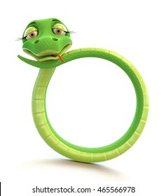 Funny Snake Form Number Zero 스톡 일러스트 465566978 | Shutterstock