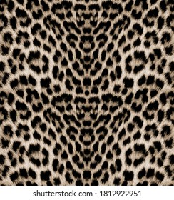 Furry Abstract Leopard Skin Pattern Stock Illustration 1812922951 ...
