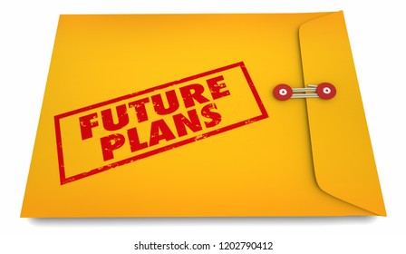 Future Plans Forward Looking Proactive Strategy Stock Illustration ...