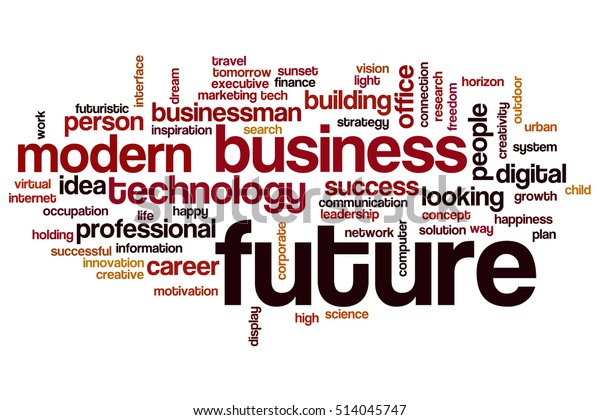 Future Word Cloud Concept Stock Illustration 514045747