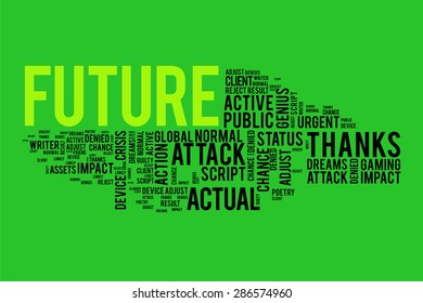 Future Word Collage Concept Stock Illustration 286574960 | Shutterstock