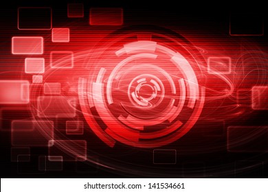 Futuristic Abstract Backgroundred Stock Illustration 141534661 ...