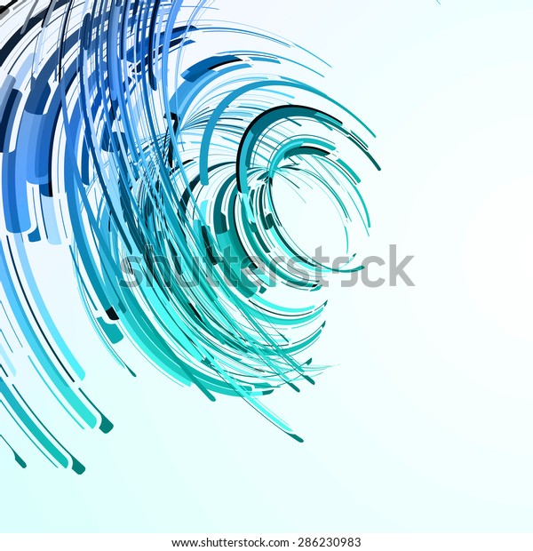 Futuristic Abstract Shape Illustration Technology Background 库存插图 ...
