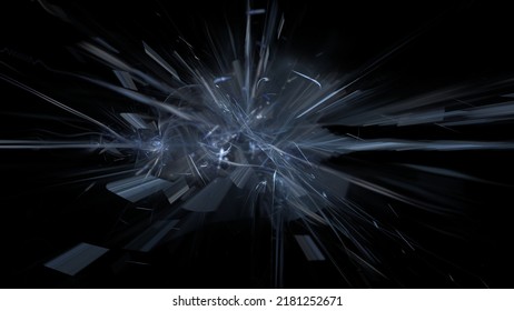 Futuristic Background Explosion Shapes Stock Illustration 2181252671 ...
