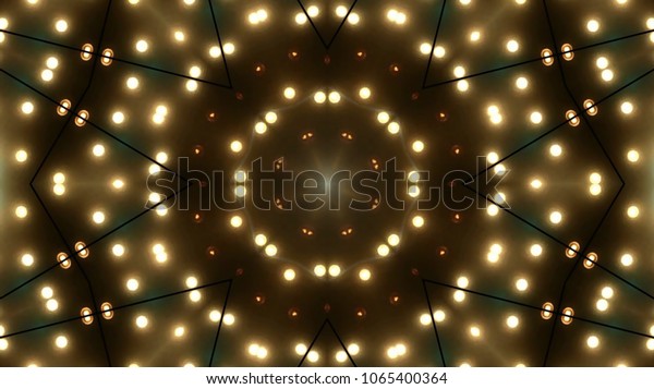 Futuristic Flood Lights Background Stock Illustration 1065400364