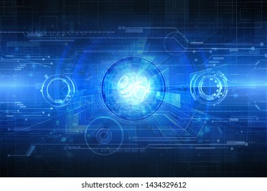 Futuristic Grid Line Patterns On Blue Stock Illustration 1434329612 ...