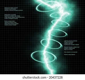 Futuristic Lightning Stock Illustration 20437228 | Shutterstock