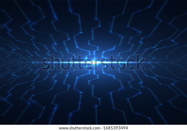 Futuristic Line Design Background Stock Illustration 1685393494 ...