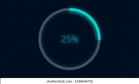 Loading Spinner Vector Illustration Stock Vector (Royalty Free) 206578303