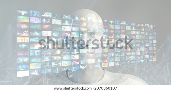 Futuristic Navigation Dashboard Display Future Concept Stock ...