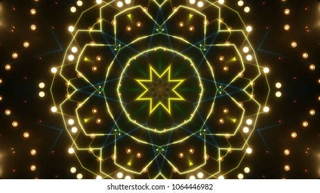 Futuristic Party Lights Background Stock Illustration 1064446982 ...