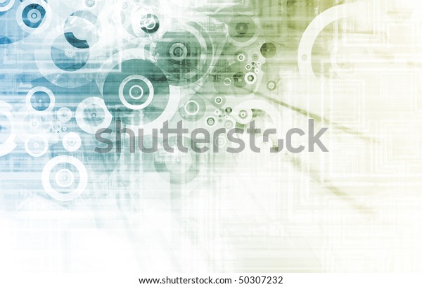 Futuristic Tech Design On White Background Stock Illustration 50307232 ...