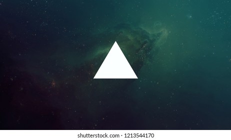 Galaxy Background Triangle Stock Illustration 1213544170 | Shutterstock