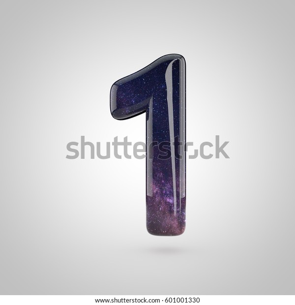 Galaxy Number 1 3d Render Cosmic Stock Illustration 601001330 ...