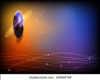 Galaxy Space Scape Background Distant Stars Stock Illustration ...