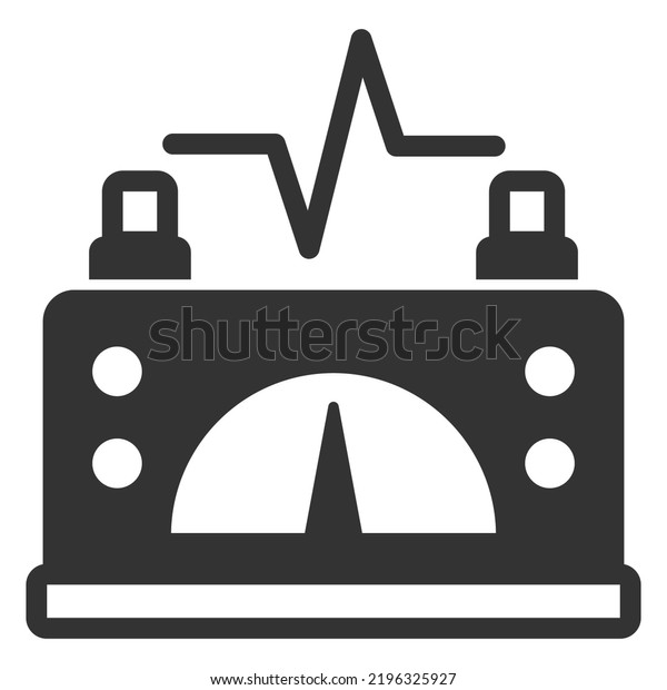 Galvanometer Study Electric Current Icon Illustration Stock ...