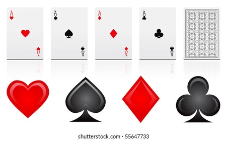Game Cards Vector Stock Vector (Royalty Free) 55647469