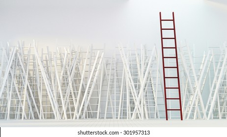 Game Ladder 3d Render Image Stock Illustration 301957313 | Shutterstock