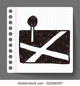 Game Remote Control Doodle Drawing Stock Illustration 329760788