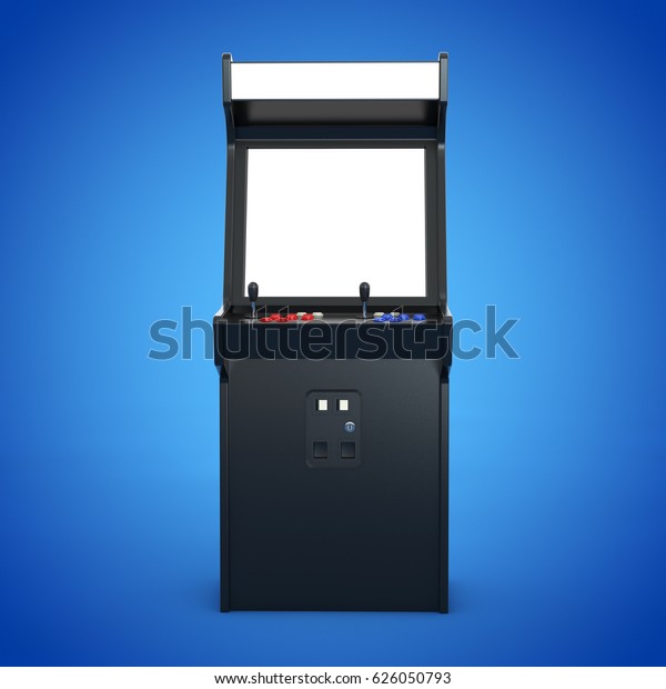 Gaming Arcade Machine Blank Screen Your Stock Illustration 626050793